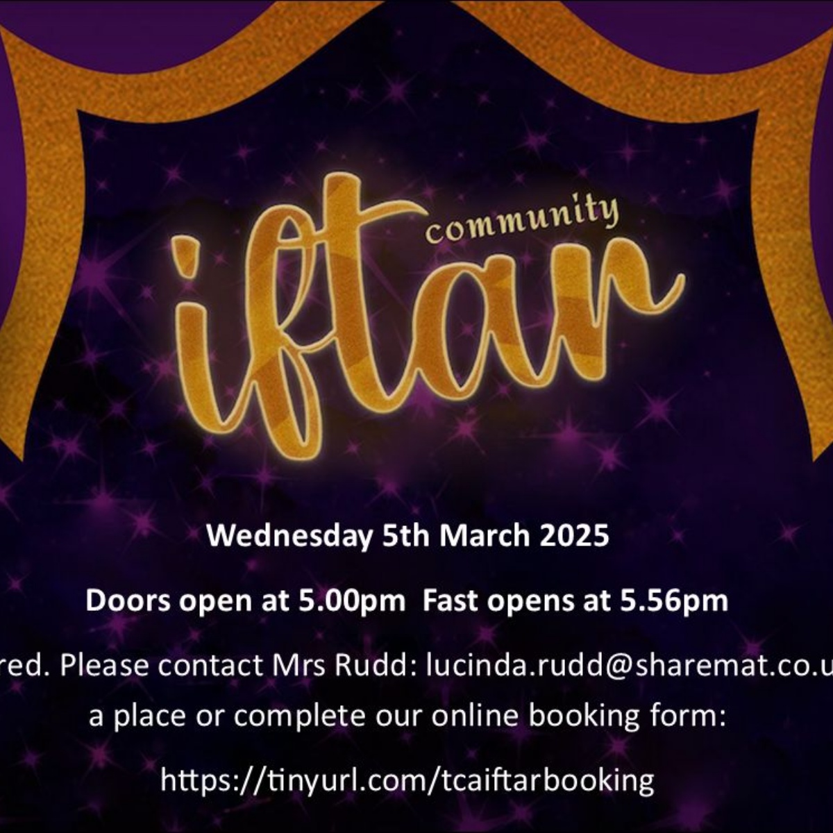 Thornhill Community Academy, A SHARE Academy - Community Iftar 2025